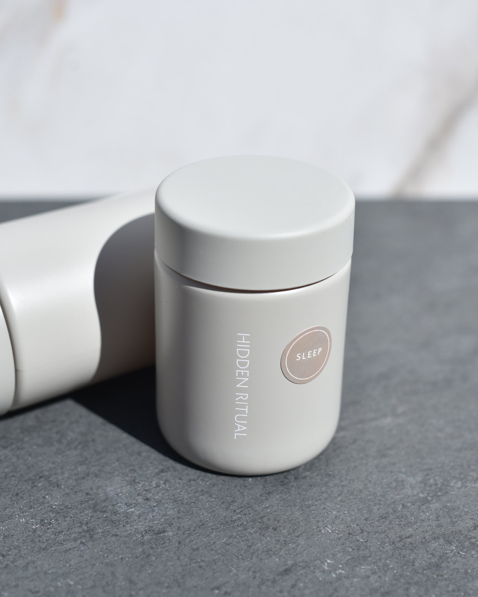 Display-worthy modern refillable vitamin storage jars – Hidden Ritual