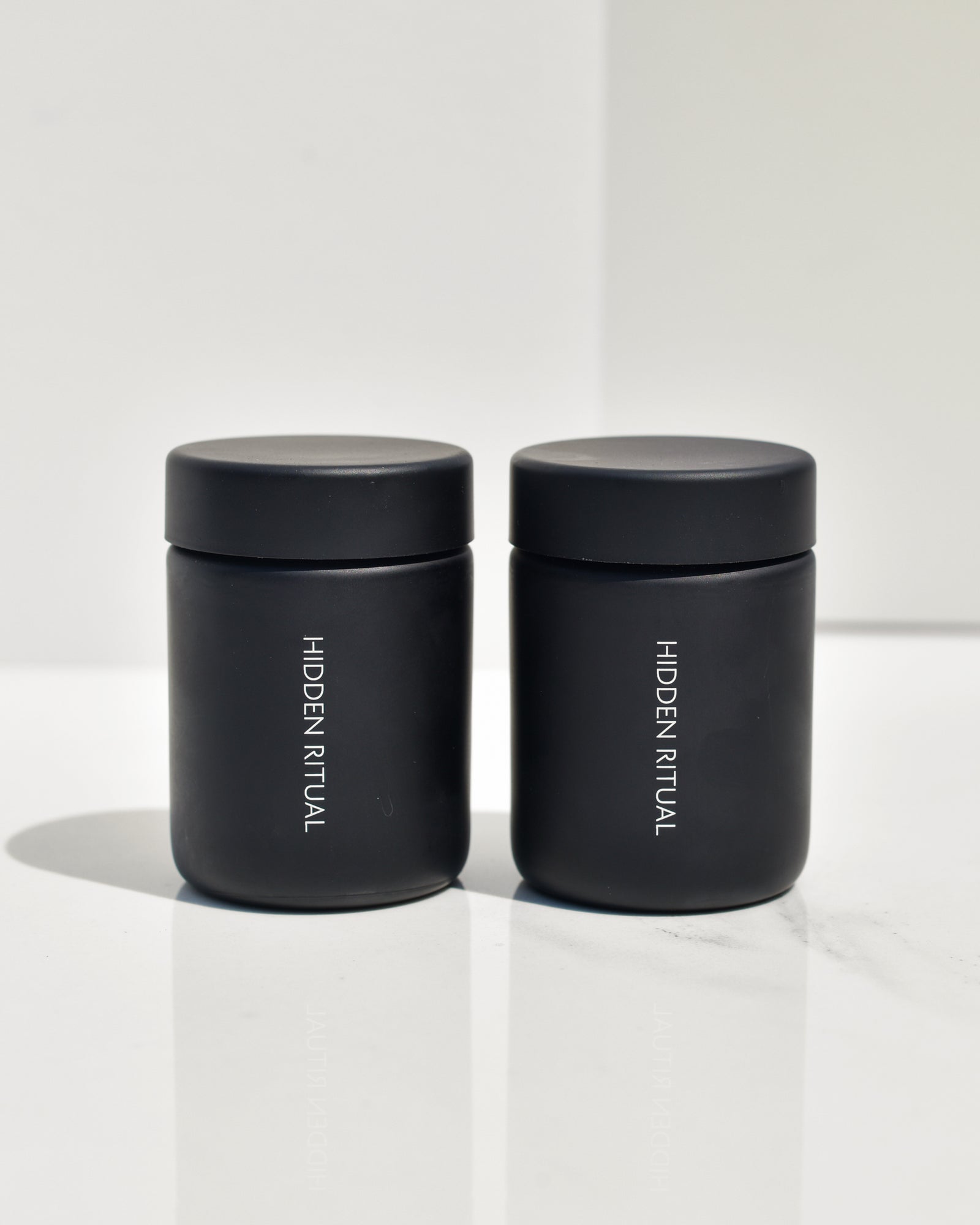 Display-worthy modern refillable vitamin storage jars – Hidden Ritual