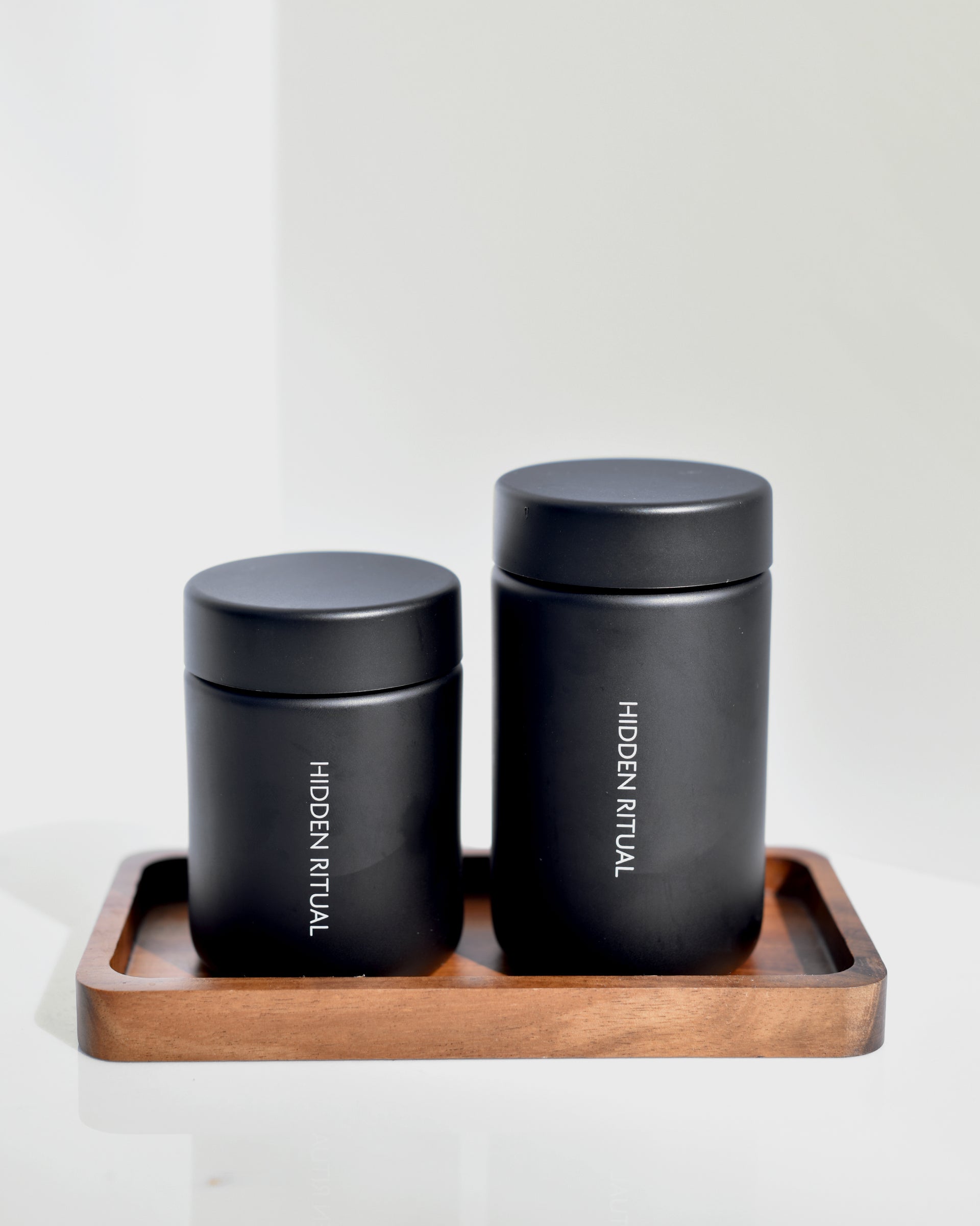 Display-worthy modern refillable vitamin storage jars – Hidden Ritual