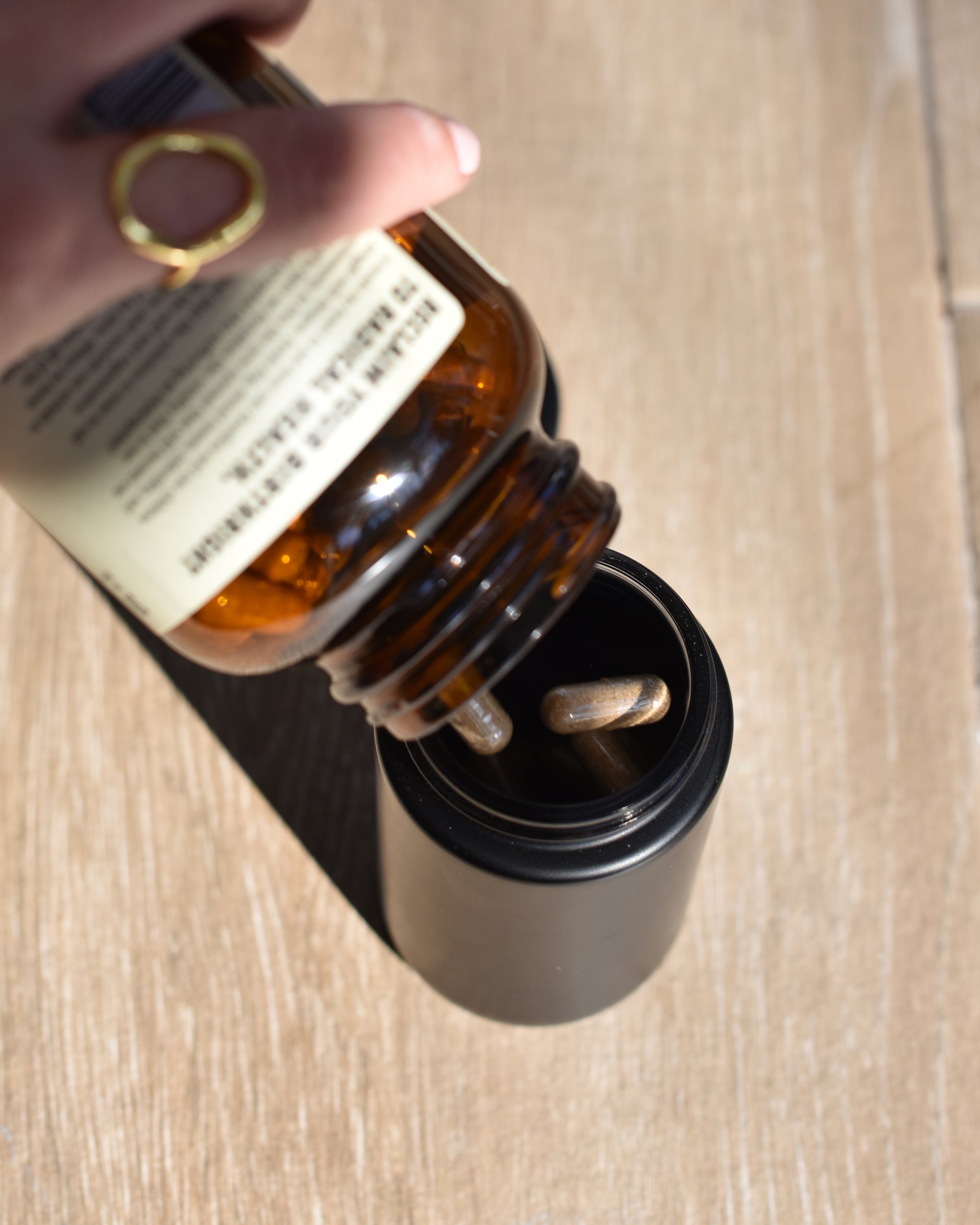 Display-worthy modern refillable vitamin storage jars – Hidden Ritual